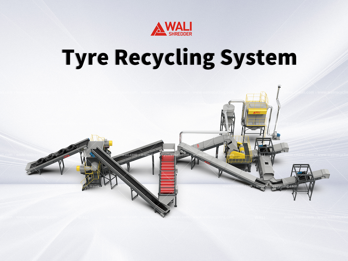 TDF Tyre Recycling Line - Wali Shredder